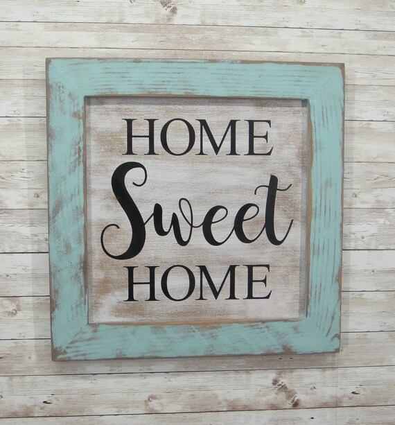 Home Sweet Home Farmhouse Sign | Etsy