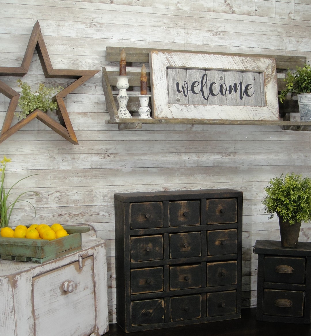Welcome Hand-made Farmhouse Sign - Etsy
