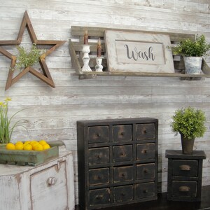 Wash Hand-made Farmhouse Bathroom Sign - Etsy