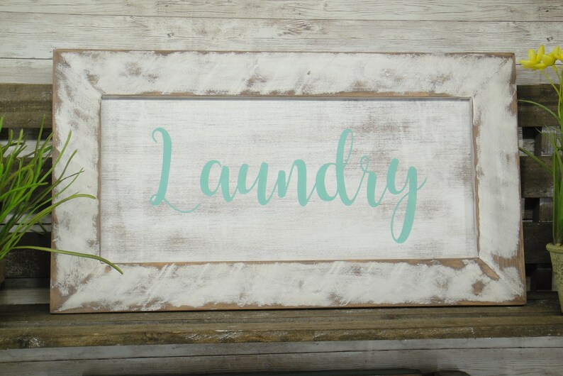 Laundry Hand-made Farmhouse Sign - Etsy