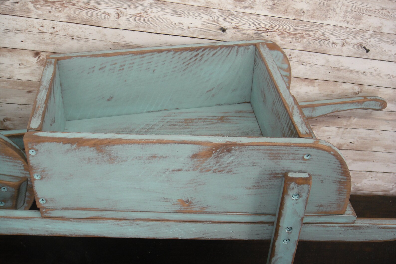 Rustic Decorative Wheelbarrow Planter | Etsy