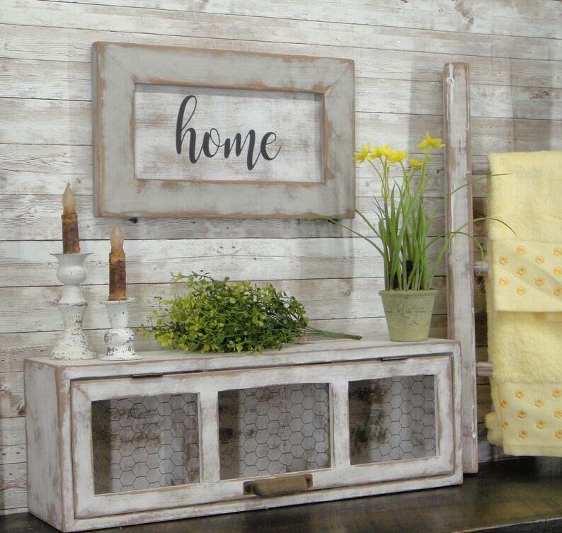 Home Hand-Made Farmhouse Sign | Etsy