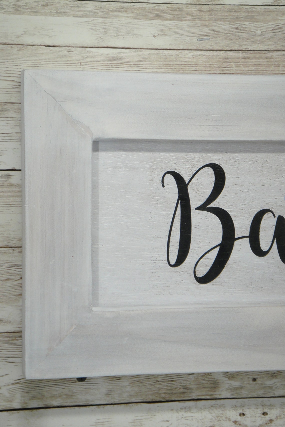 Bath Hand-made Farmhouse Bathroom Sign - Etsy