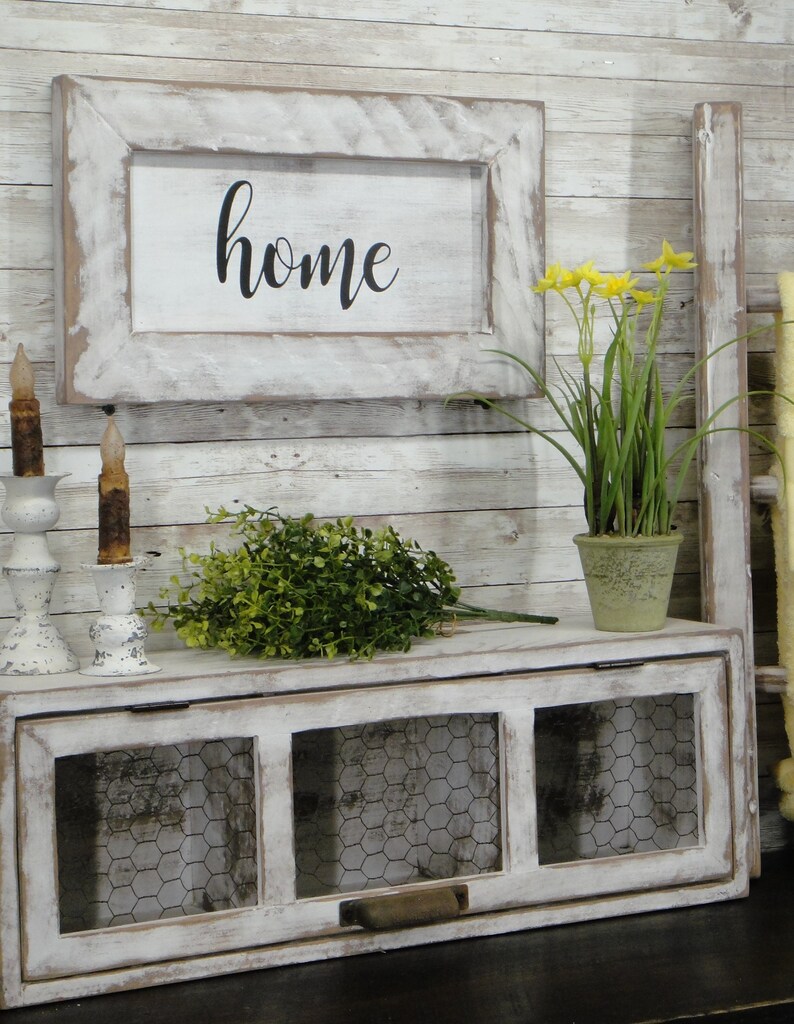 Home Hand-Made Farmhouse Sign | Etsy