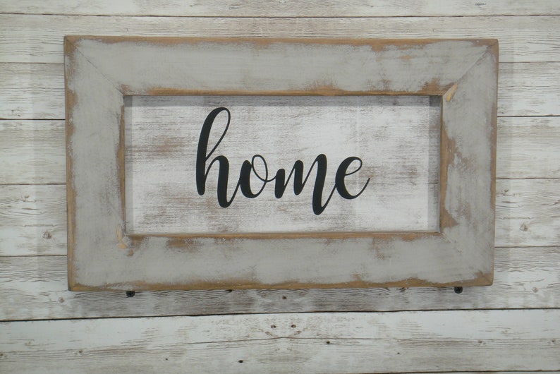 Home Hand-Made Farmhouse Sign | Etsy