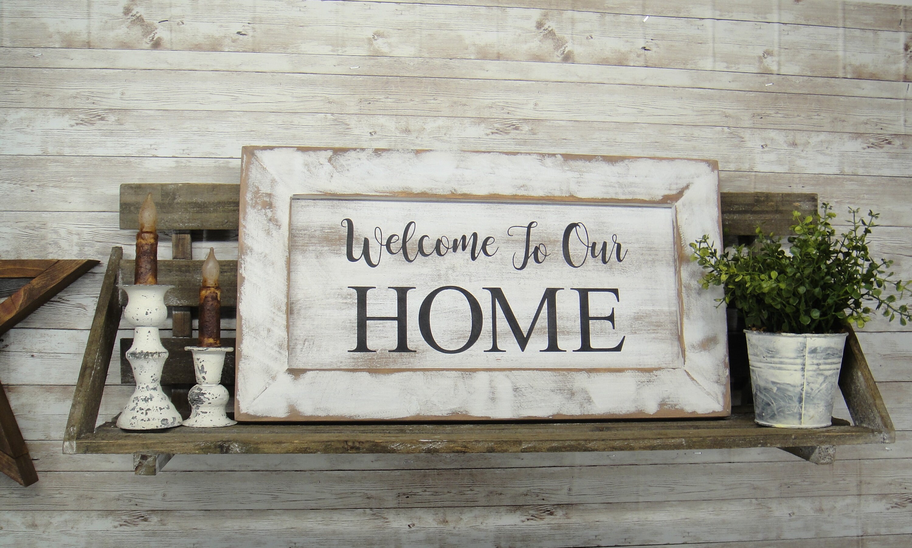 Welcome to Our Home Farmhouse Sign - Etsy