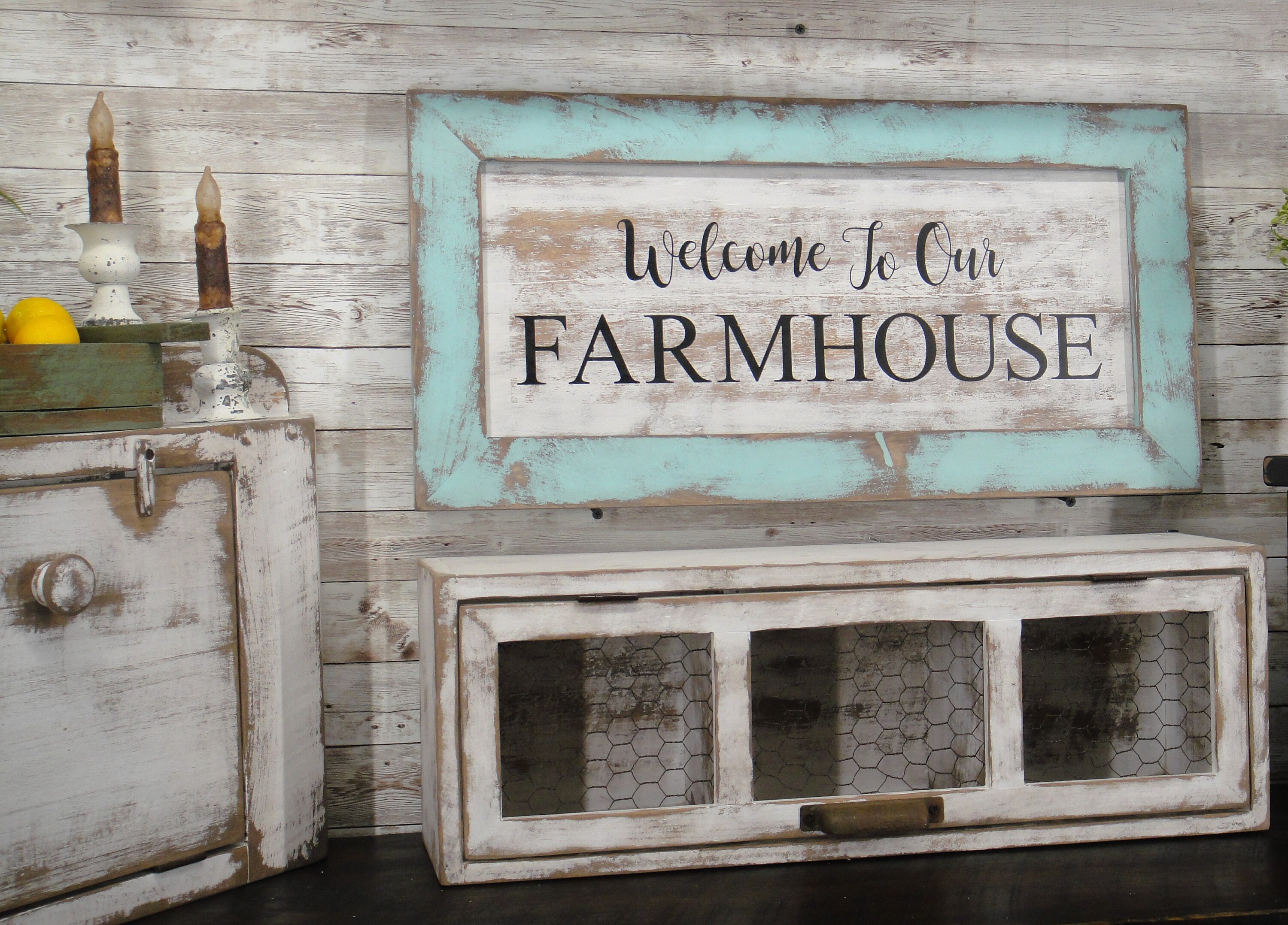 Welcome to Our Farmhouse Sign - Etsy