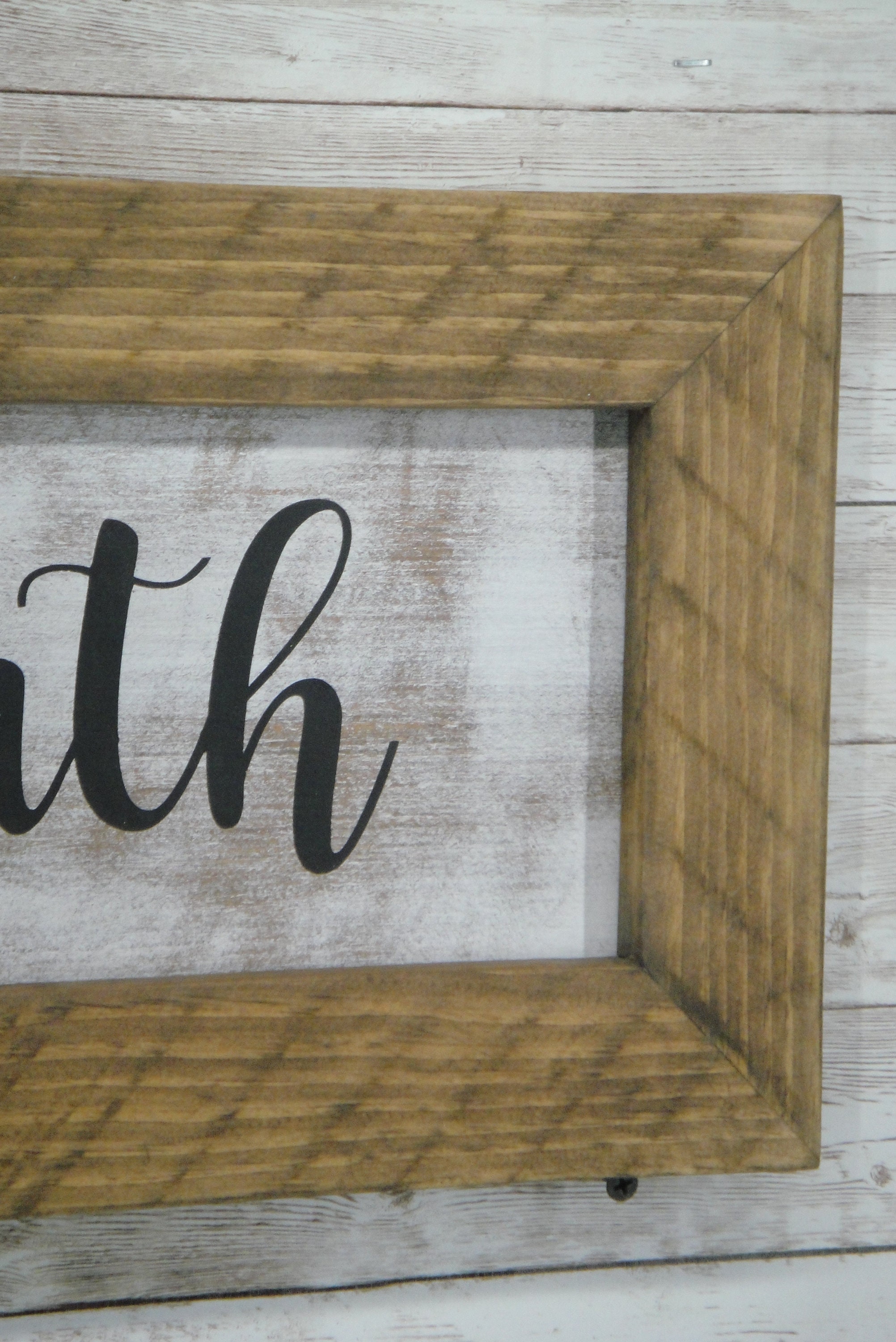 Bath Hand-made Farmhouse Bathroom Sign - Etsy