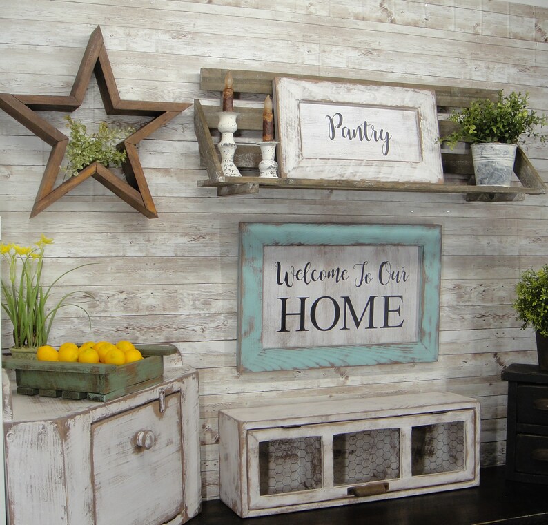 Welcome to Our Home Farmhouse Sign - Etsy