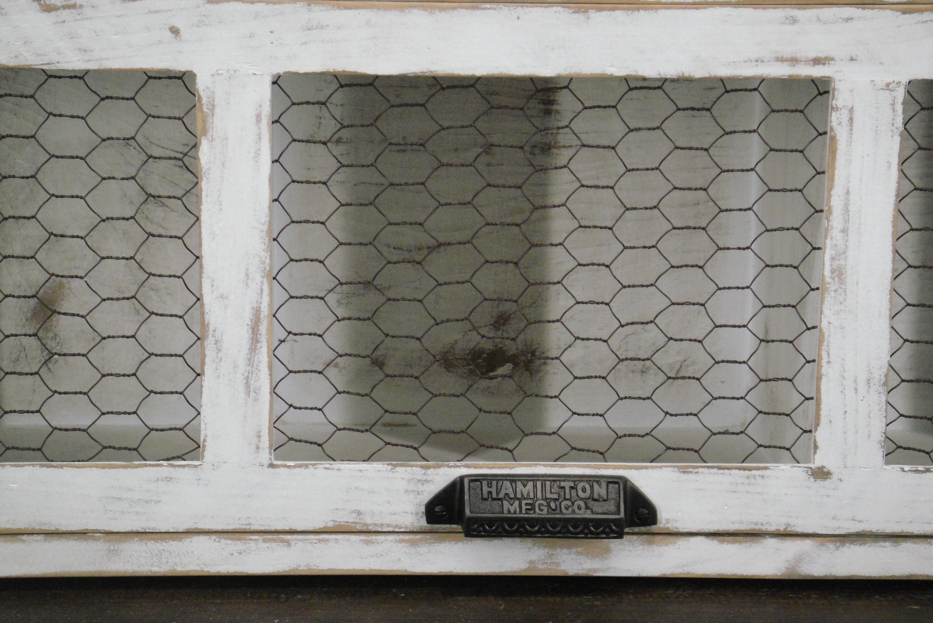 Large Rustic Farmhouse Chicken Wire Cubbie | Etsy
