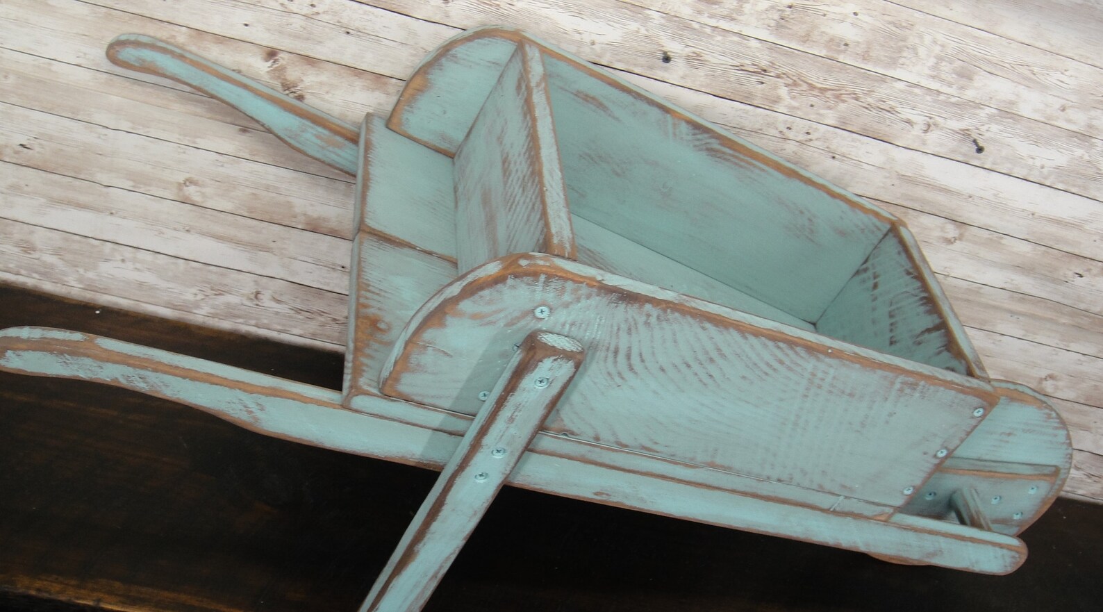 Rustic Decorative Wheelbarrow Planter | Etsy