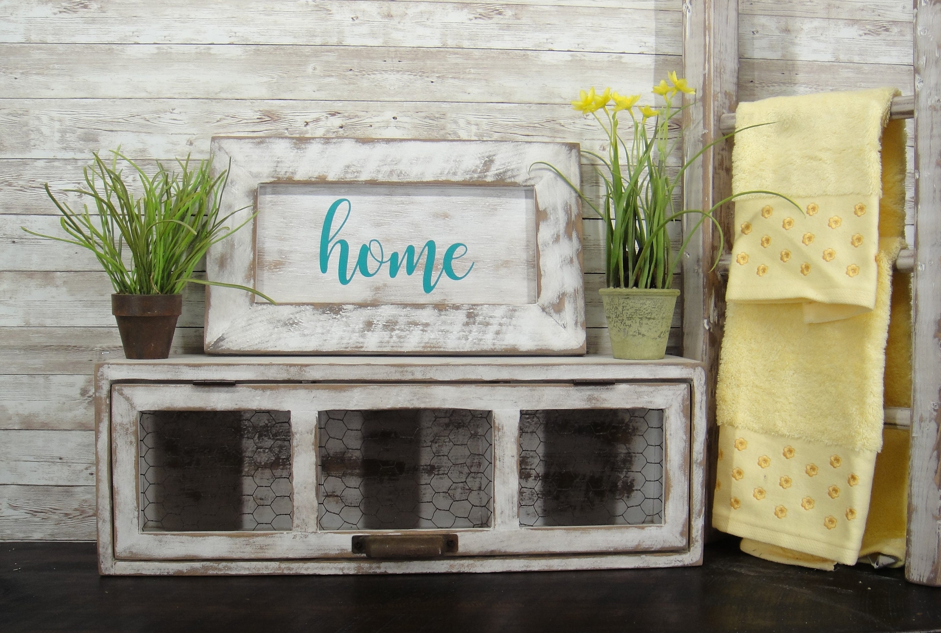 Home Hand-made Farmhouse Bathroom Sign - Etsy