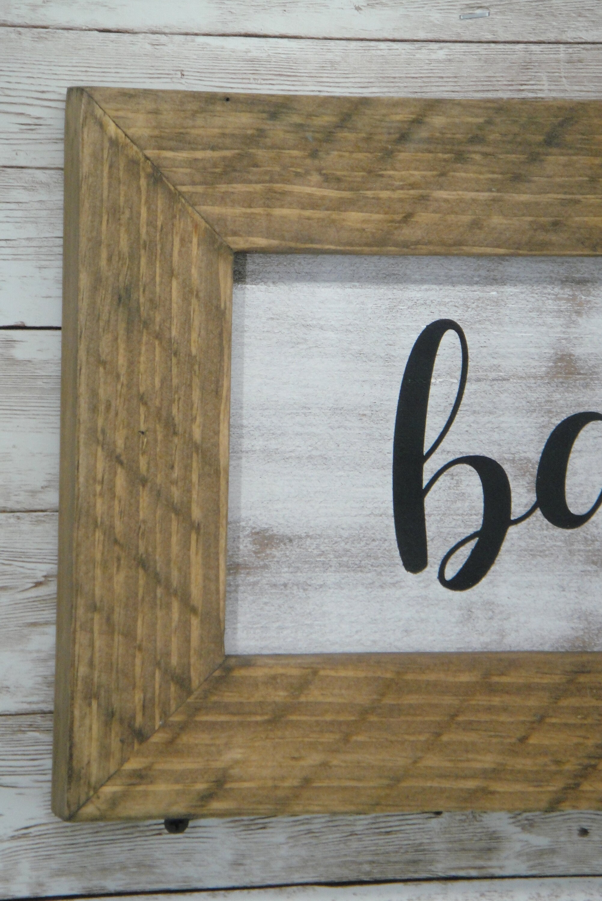 Bath Hand-made Farmhouse Bathroom Sign - Etsy