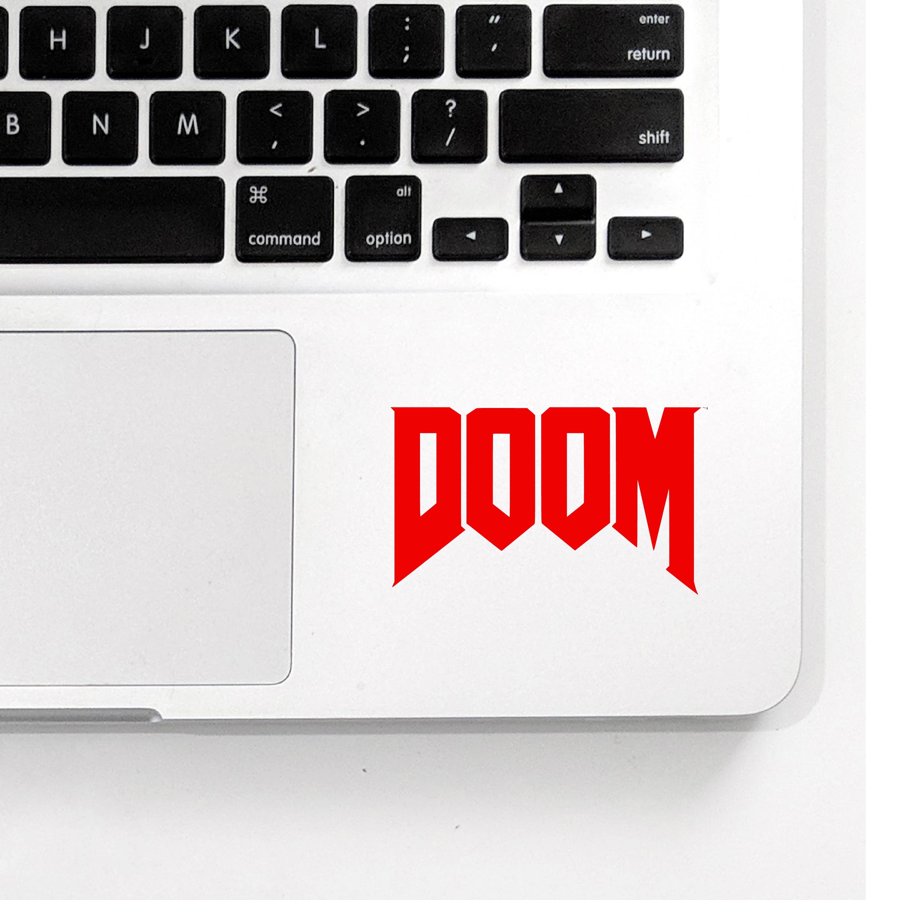Doom Logo Vinyl Decal Sticker Laptop Car Mug Notebook | Etsy
