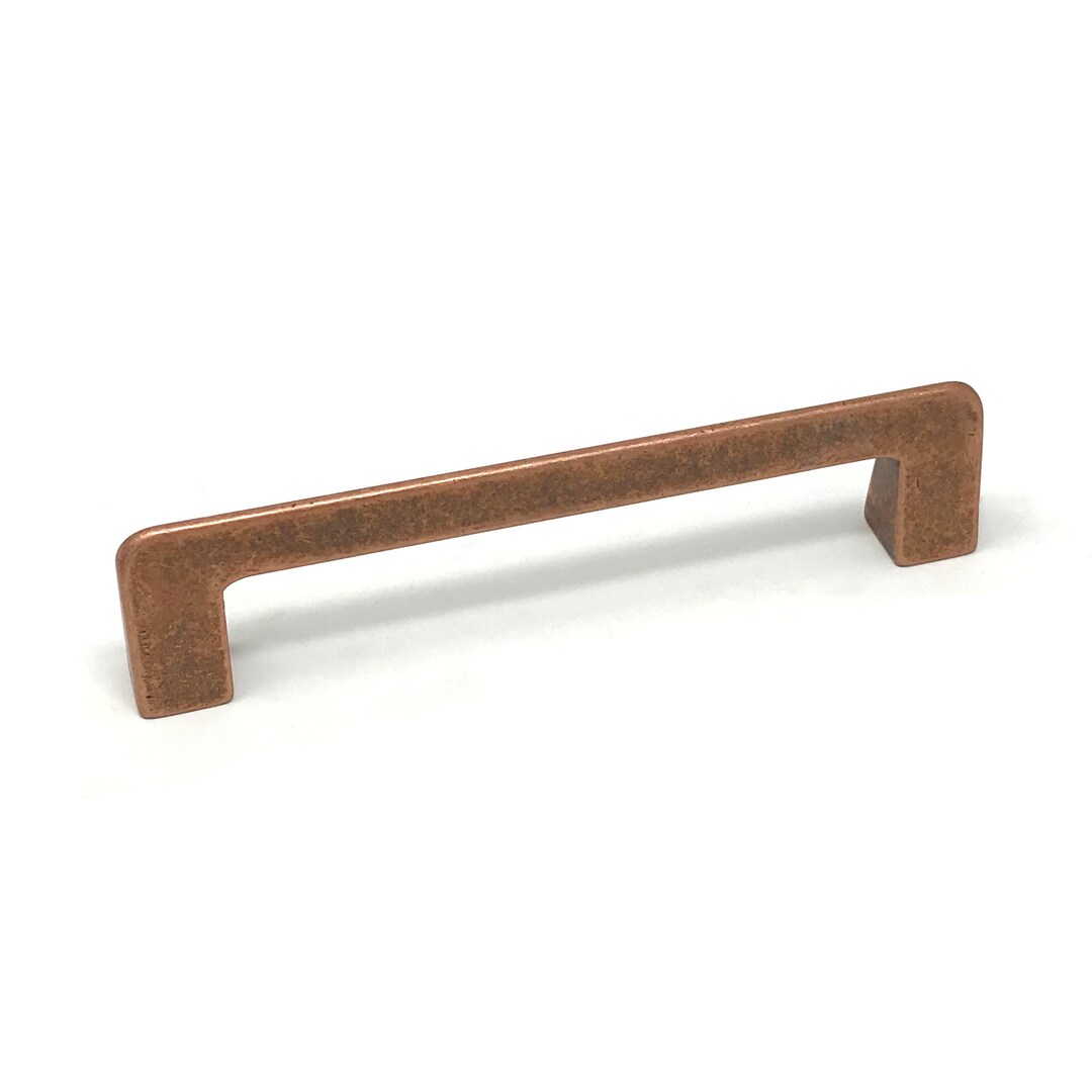 10pk Antique Copper Door Handle Cupboard Wardrobe 128mm Centres Tri ...