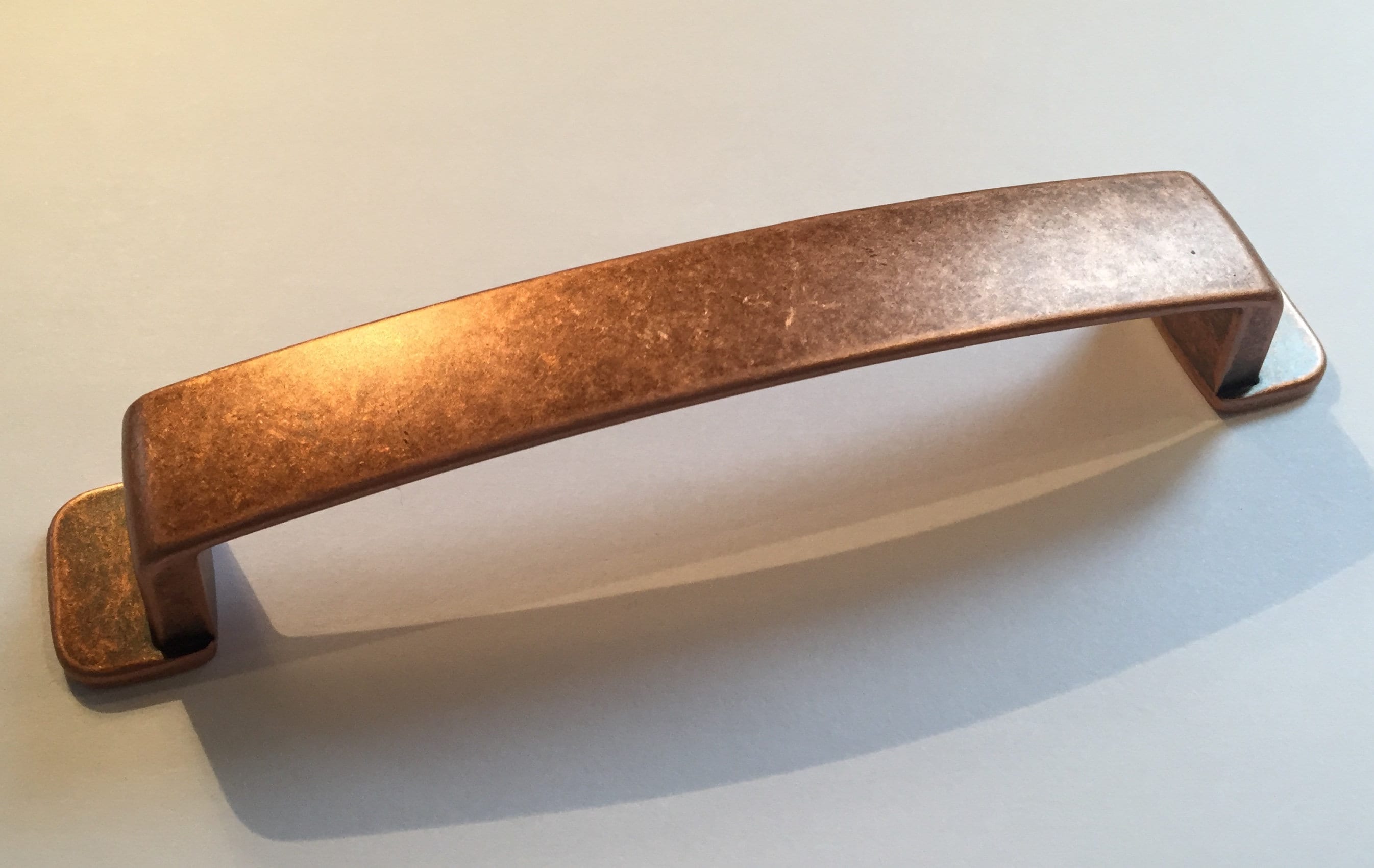 Copper Drawer Cabinet D Pull Handle, 128mm Fixing Centres, Cupboard ...