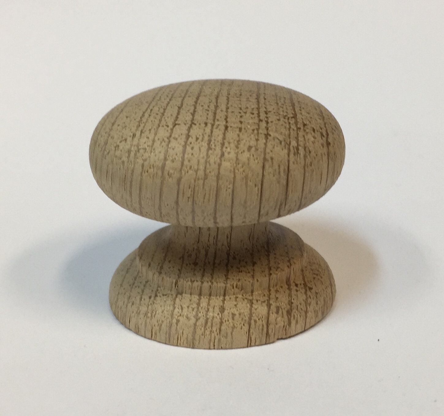 Oak Unfinished Wooden Drawer Knob Handle - Drawer Knob 34mm Diameter - Etsy UK
