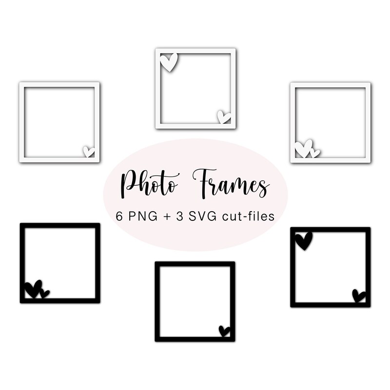 Photo Frames Svg - Etsy