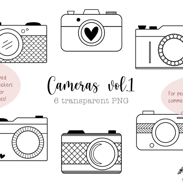 Camera With Heart - Etsy