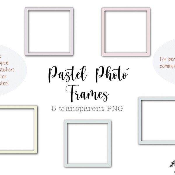 Pastel Picture Frame - Etsy
