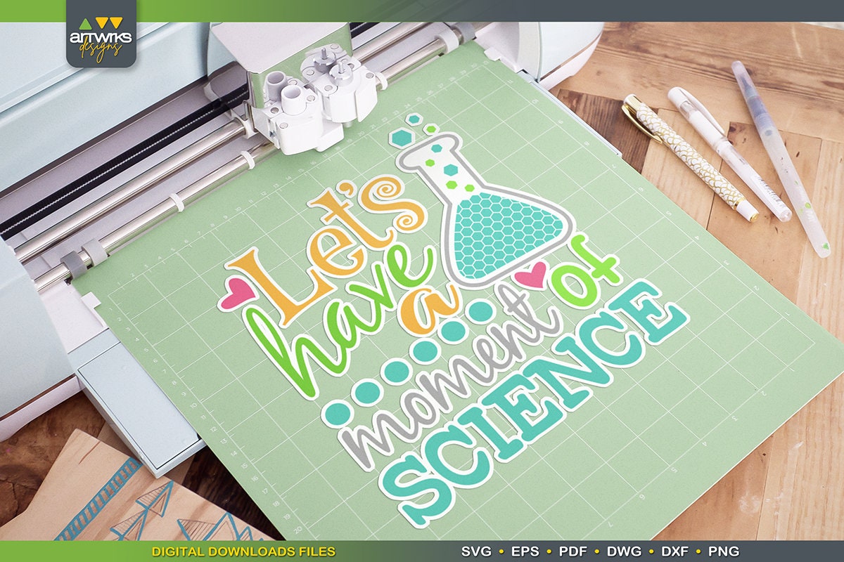 SCIENCE THEME SVG Lets Have a Moment of Science Svg Files - Etsy