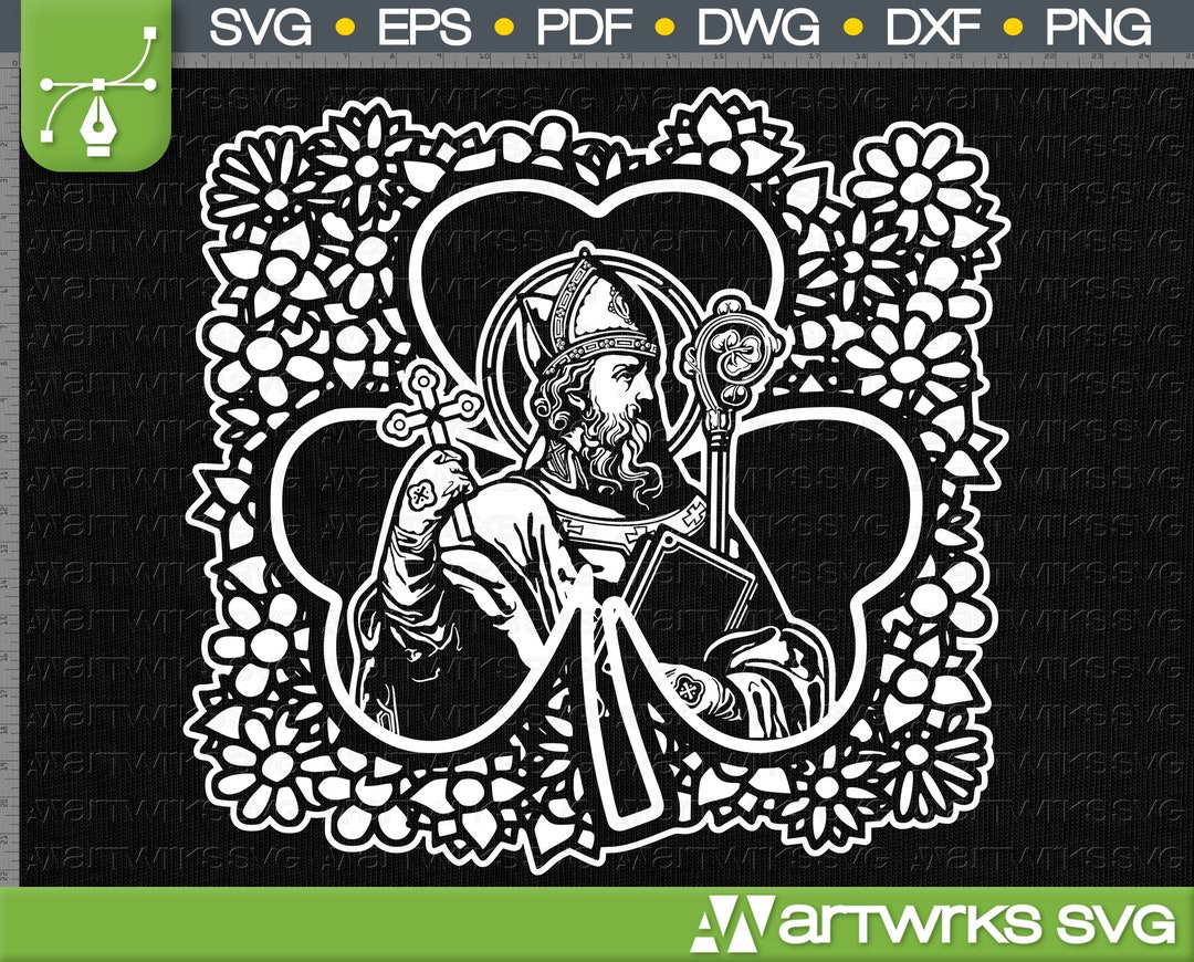 St Patricks Day SVG San Patricio Catholic Clipart | Religious SVG by ...