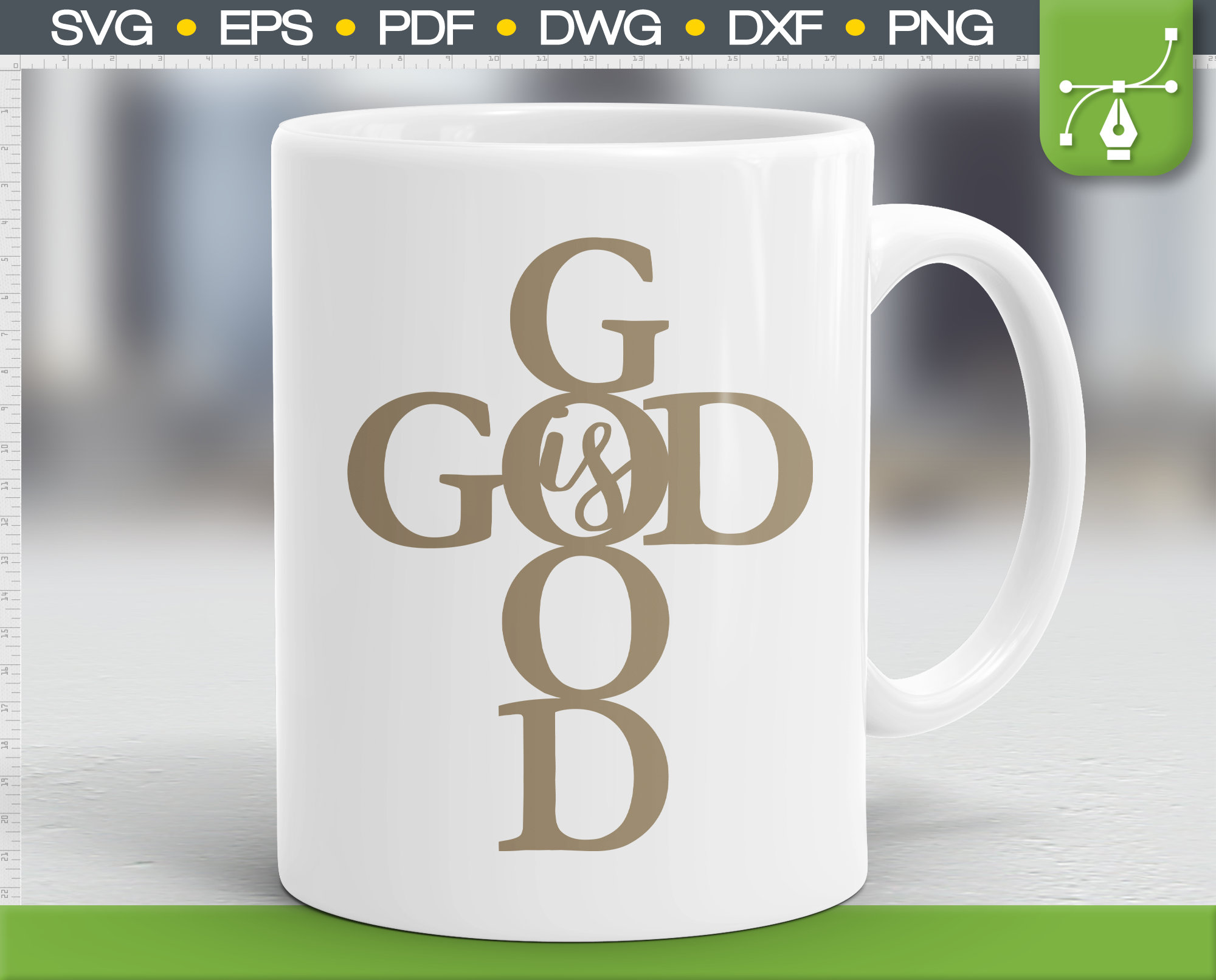 God is Good Cross SVG Christian SVG Files Laser Cut Files by - Etsy