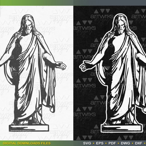 Christus SVG LDS Svg Jesus Christ Png Church of Jesus - Etsy Singapore