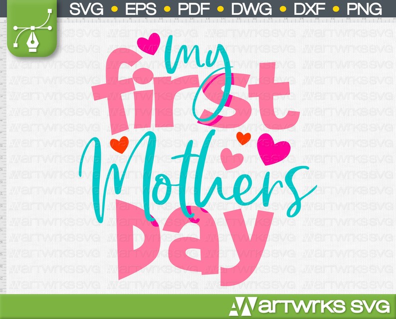 First mothers day mom life SVG Cute Clipart Mom svg by | Etsy