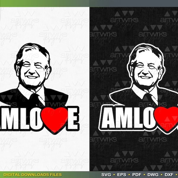 Lopez Obrador Svg - Etsy