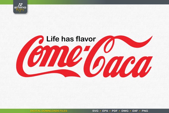 Spanglish SVG File Coca Cola Logo Parody Funny Quote SVG Files - Etsy