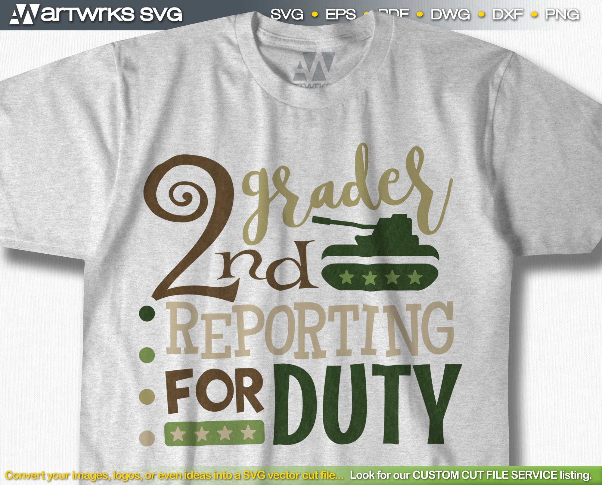 2nd GRADE SVG First Day of School Svg File Cut File by - Etsy