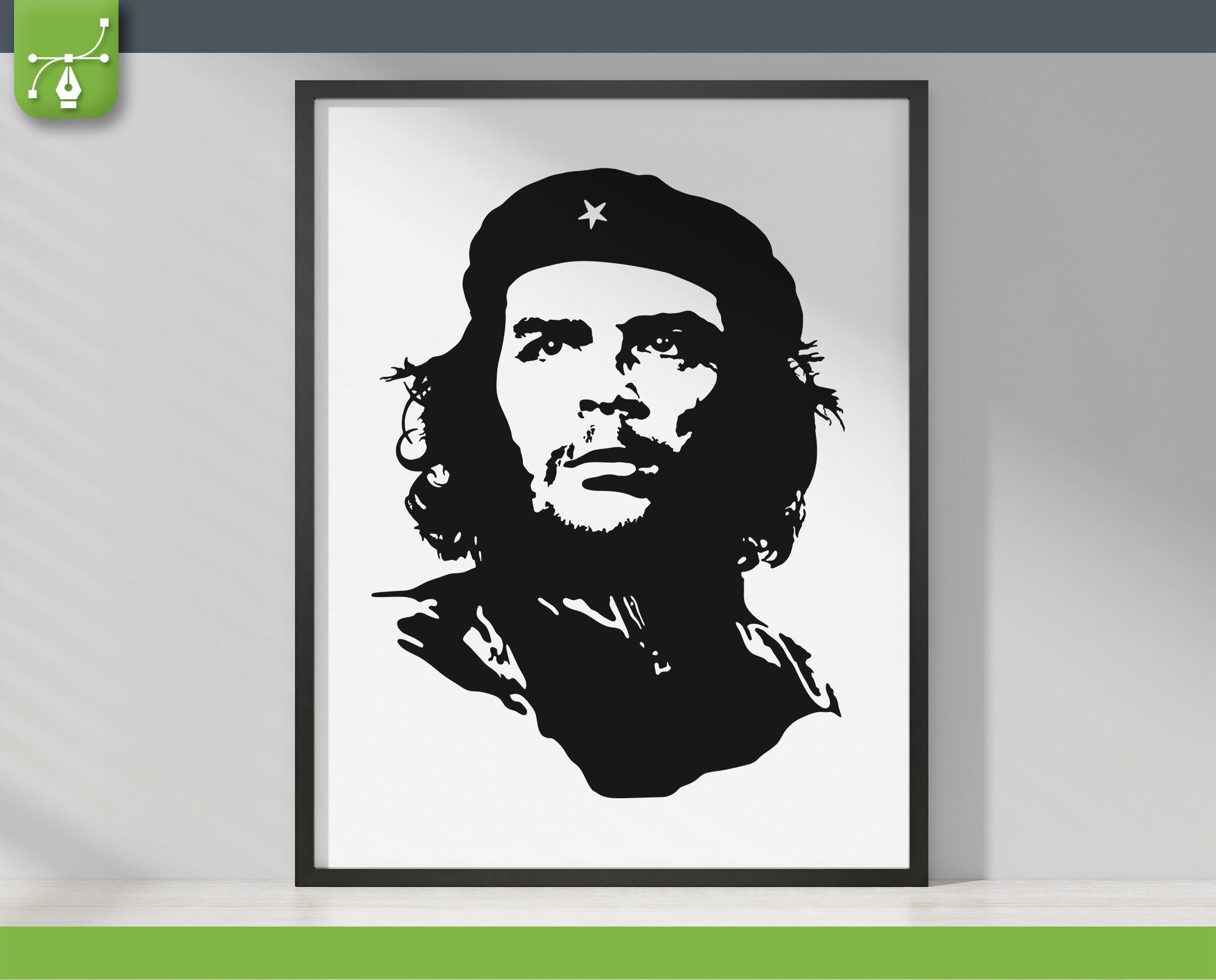 Ernesto Che Guevara SVG Clip Art Car Decal by Artworks SVG - Etsy