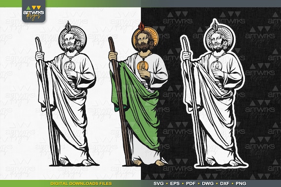 St Jude Thaddeus SVG Bundle San Judas Svg Religious Svg Saint - Etsy