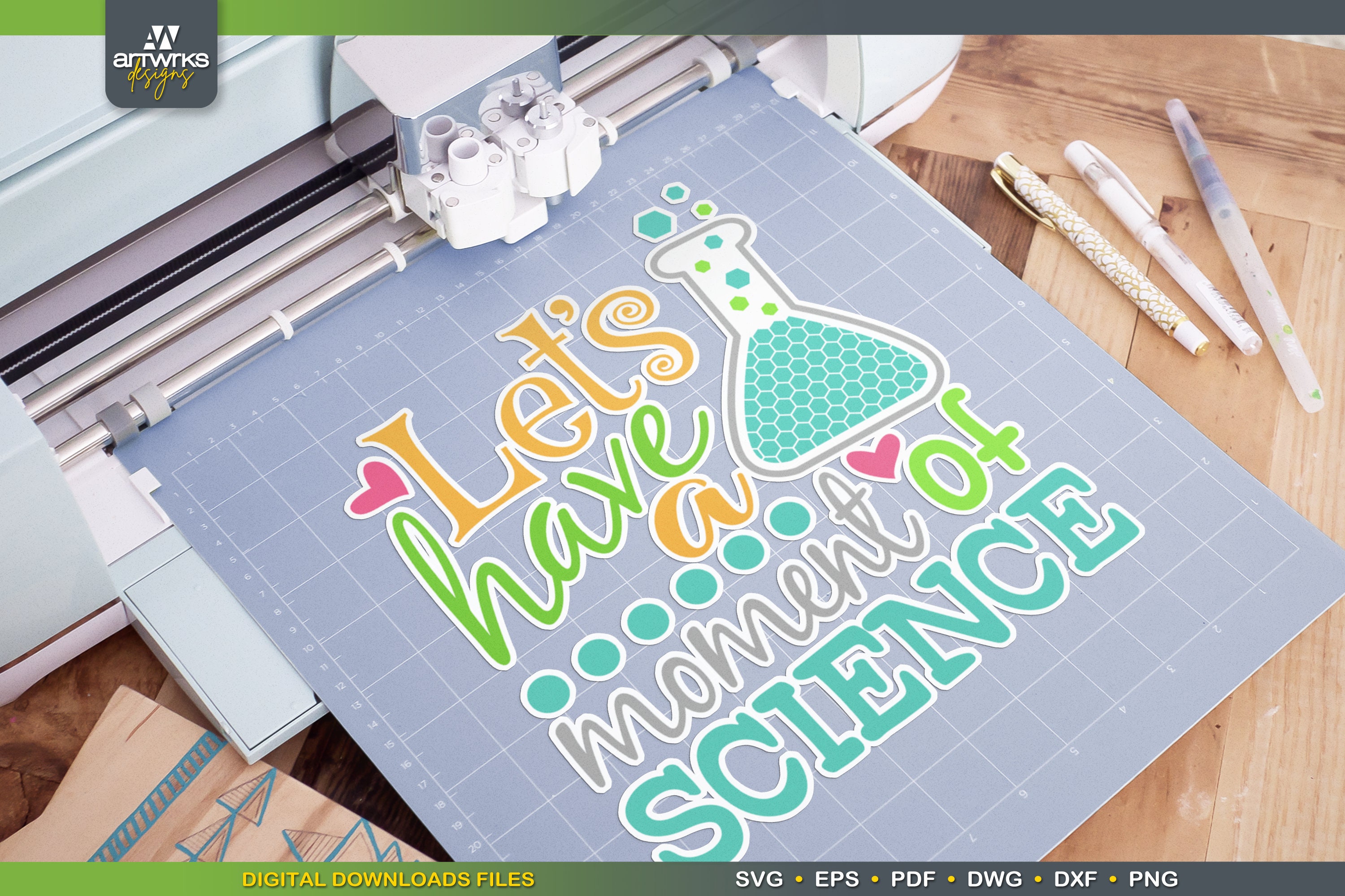 SCIENCE THEME SVG Lets Have a Moment of Science Svg Files | Etsy