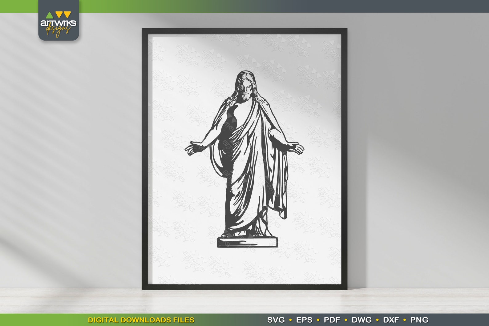 Christus Cut File Lds Christus SVG Religious Cut File Jesus Christ Svg ...