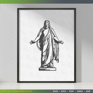Christus Cut File Lds Christus SVG Religious Cut File Jesus Christ Svg ...