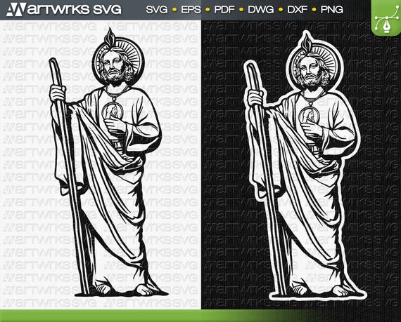 St JUDE THADDEUS SVG San Judas Svg San Judas Tadeo Svg | Etsy