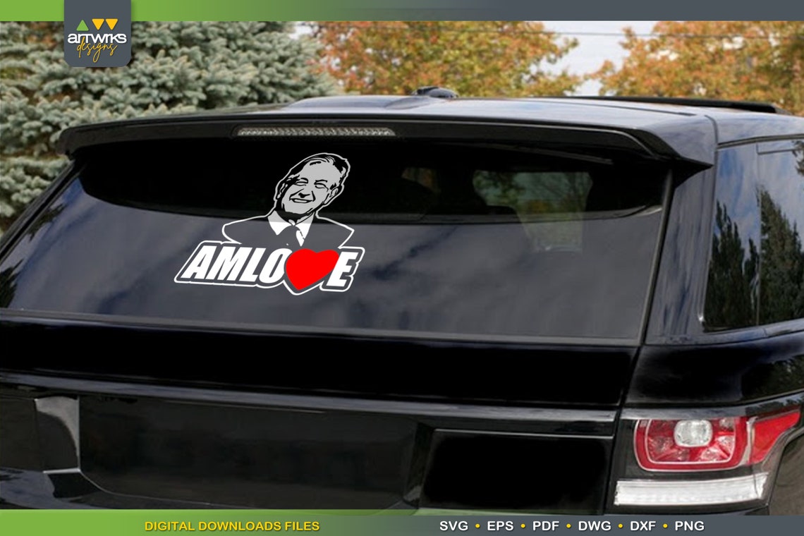 Andres Manuel Lopez Obrador AMLO Mexico SVG Amlovers AMLOVE - Etsy