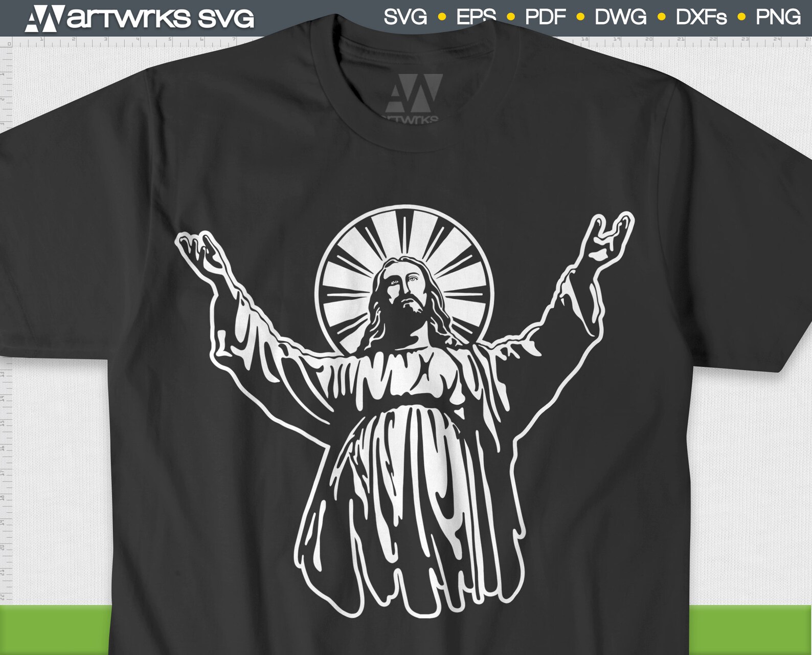 Jesus SVG Laser Cut Files Religious SVG by Artworks SVG - Etsy