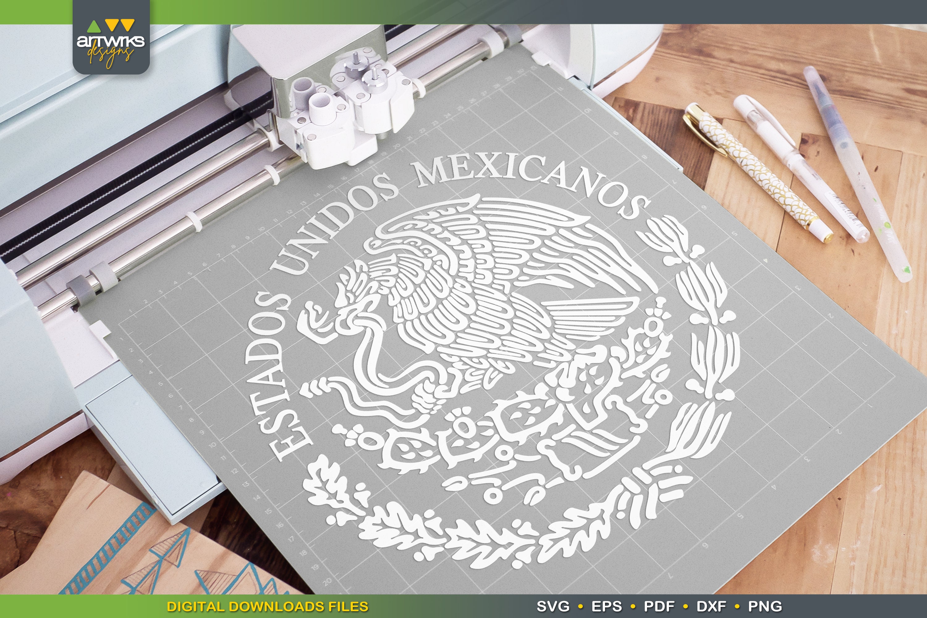 Escudo Mexico Aguila Mexicana Escudo Nacional Mexican Eagle - Etsy
