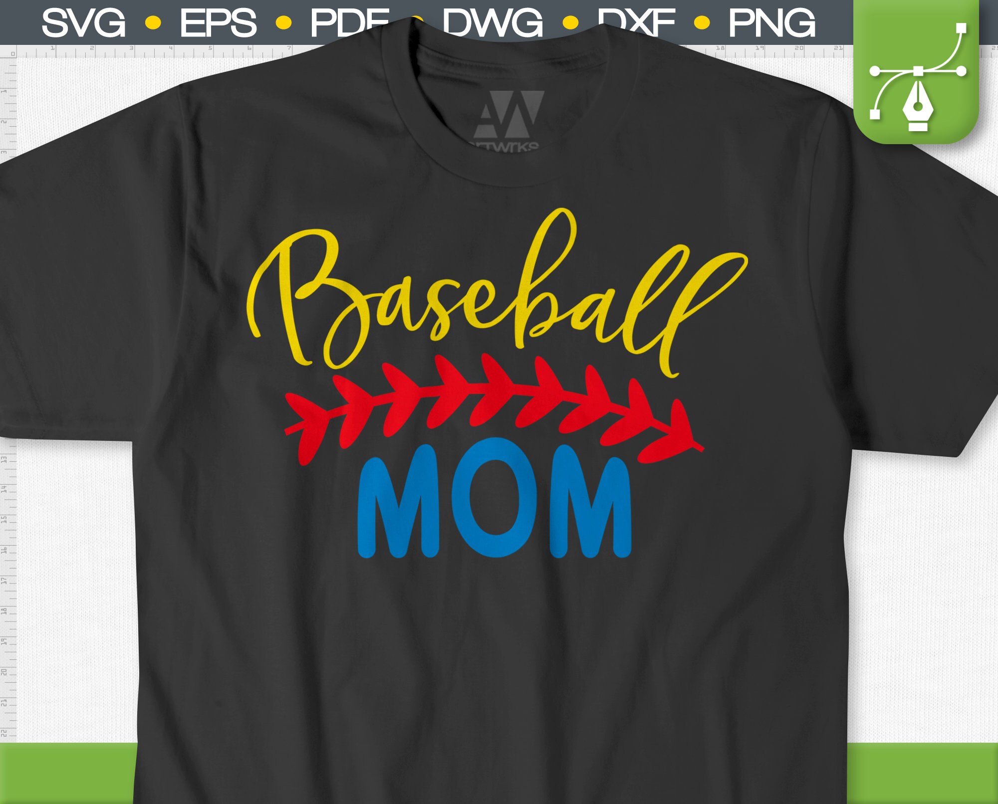 Baseball Mom SVG Laces Cute Baseball Svg Baseball SVG by | Etsy