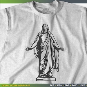 Christus Cut File Lds Christus SVG Religious Cut File Jesus Christ Svg ...