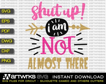 Shut up Svg - Etsy