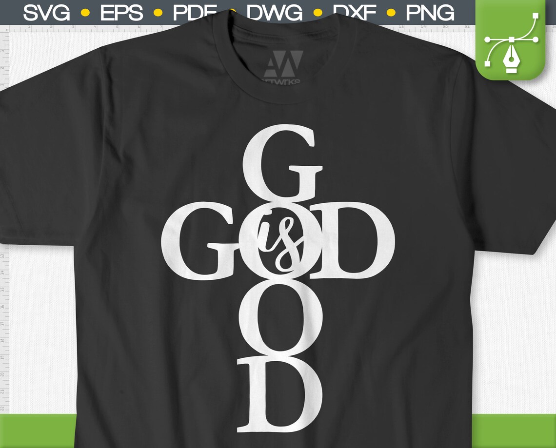 God is Good Cross SVG Christian SVG Files Laser Cut Files by | Etsy
