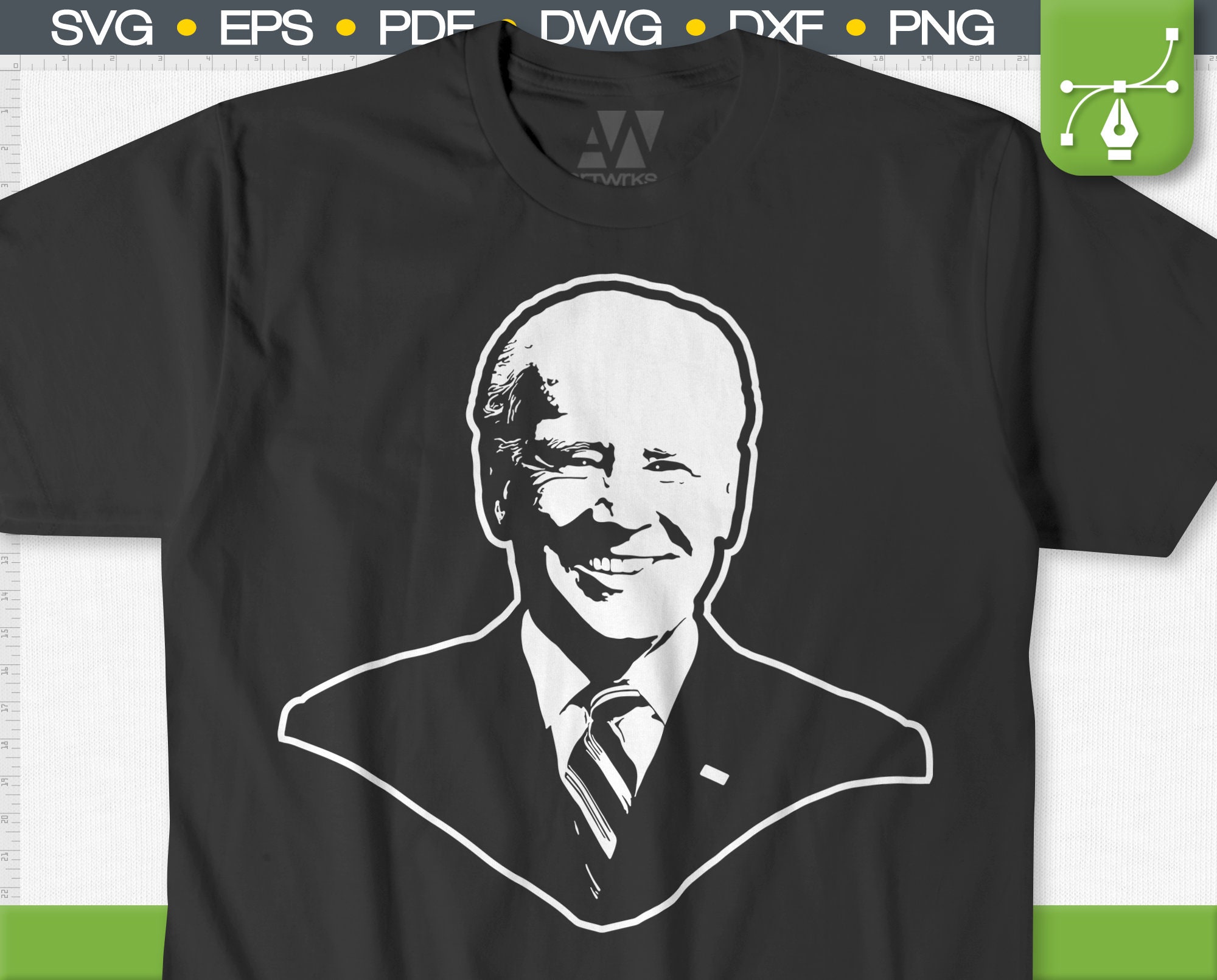 Joe Biden Democrat Clip Art POTUS 46 Biden by Artworks SVG - Etsy