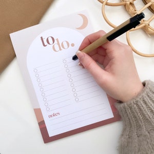 To Do List, Check List, Notepad, A5, Checklist, 25 Pages, Organised ...