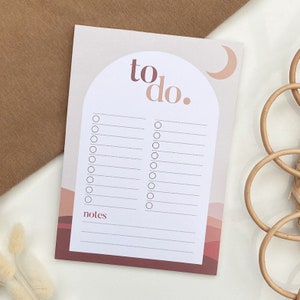 To Do List, Check List, Notepad, A5, Checklist, 25 Pages, Organised ...
