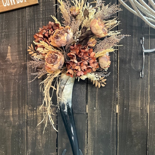 Steer Horn Wall Decor - Etsy