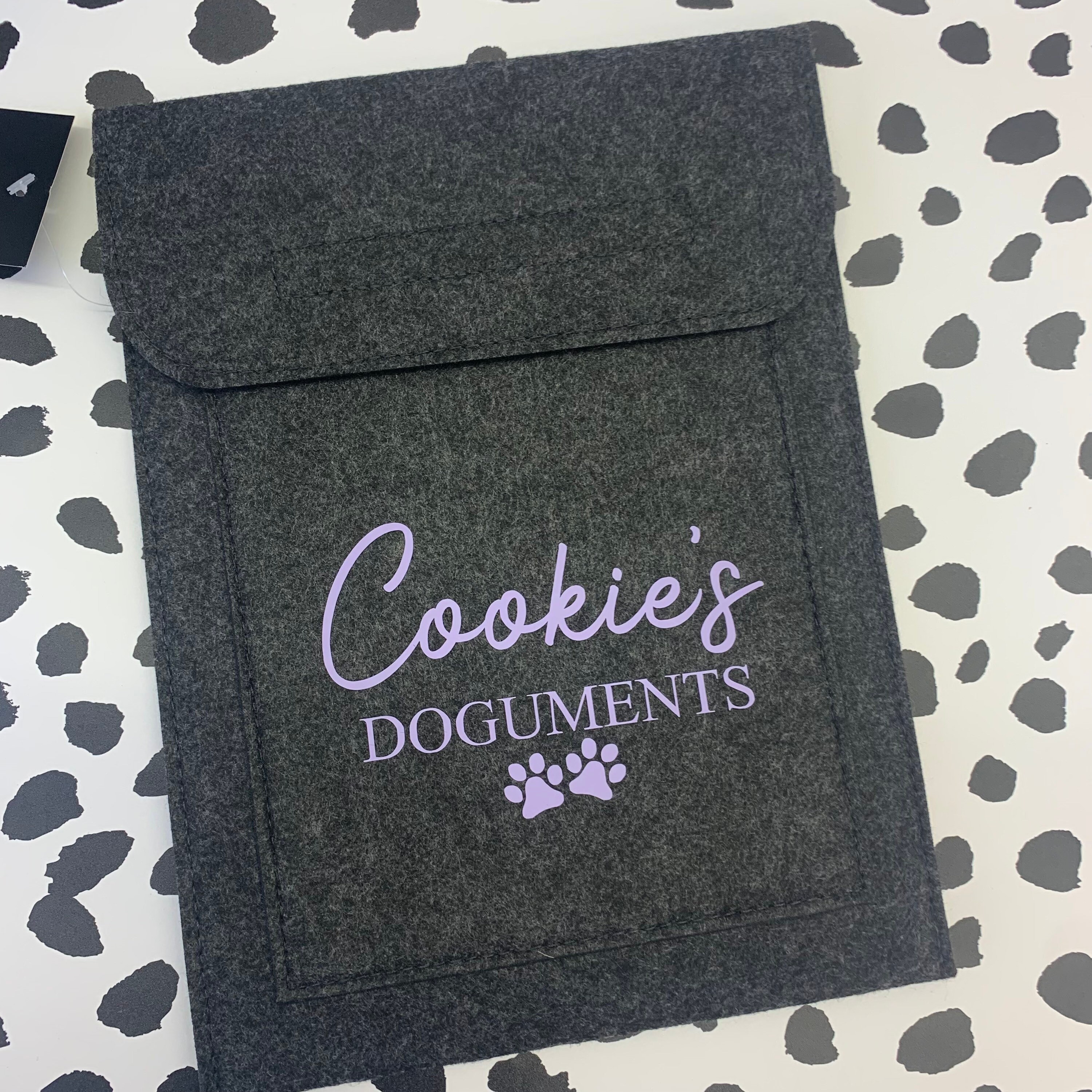 Dog Cat Document Storage Folder Wallet Personalised Vet - Etsy UK